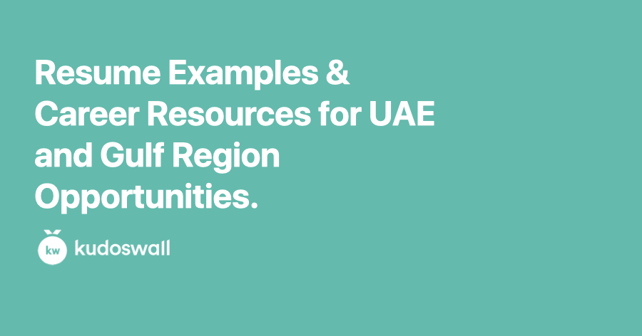 UAE Resume Format 2025 – Free CV Examples for Dubai Jobs
